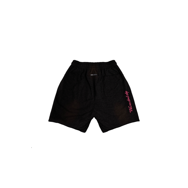 MERGE CONTRAST SHORTS - WASHED BLACK – Don't Blame The Kids Apparel